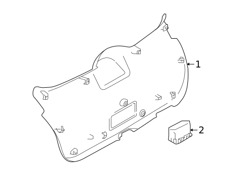 Interior Trim for 2022 Nissan Kicks | TascaParts.com