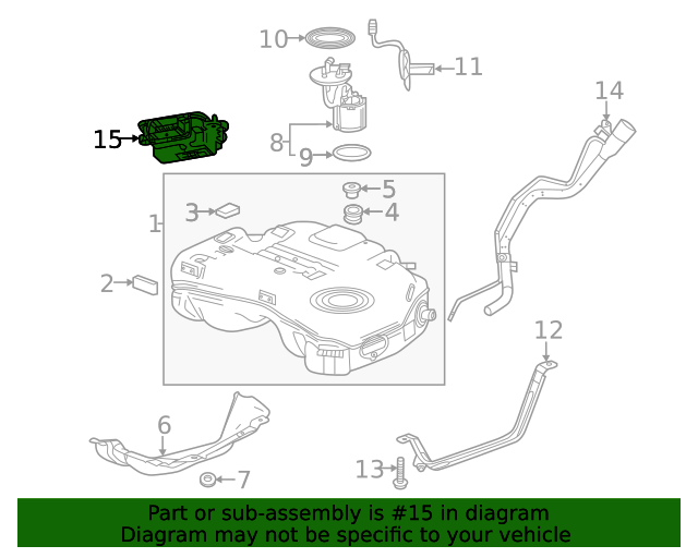2021-2024 GM Fuel Pump Power Control Module 13554821 | NewGMParts.com