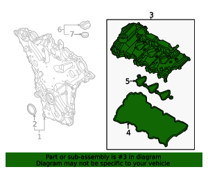 22410-3N300 - Valve Cover 2022-2024 Kia Carnival | Kia.Parts Store