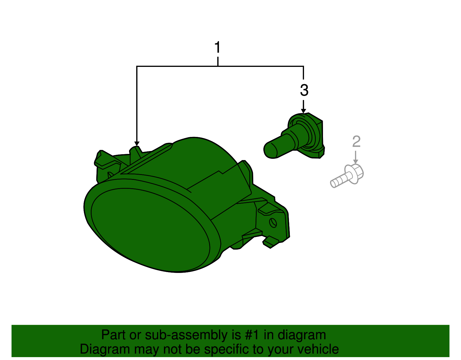 26150-9B91D - Fog Lamp Assembly 2004-2019 Nissan | AutoNation Parts