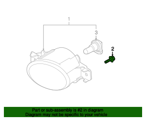1995-2020 Nissan Fog Lamp Assembly Screw 08566-6205A | QuickParts