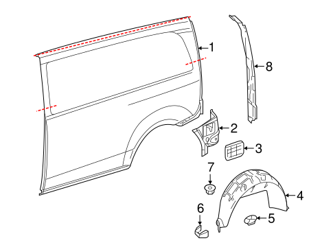 Side Panel & Components for 2023 Mercedes-Benz Metris | Mercedes-Benz ...