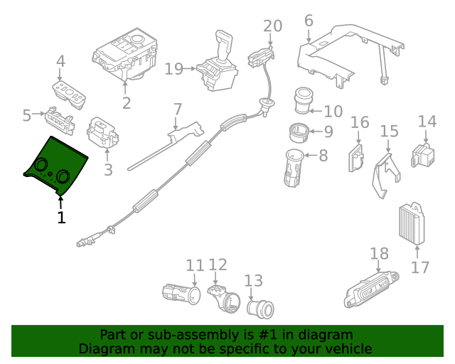 Dash Control Unit - 2018-2023 Land Rover (LR156766) | Land Rover ...