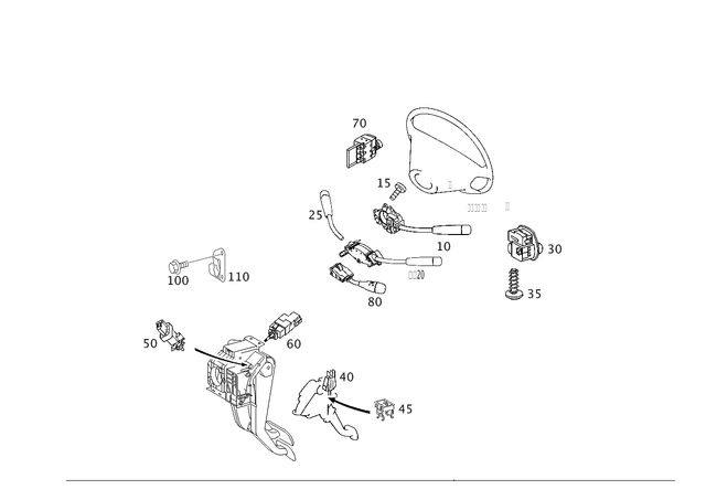 1960-2006 Mercedes-Benz Switch 000-545-23-10 | MB OEM Parts