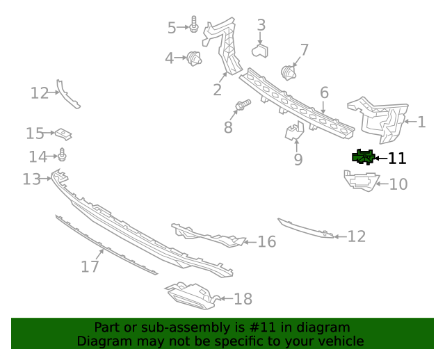 2019-2020 Volvo V60 Retainer Cover - Passenger Side (RH) 32227722 ...