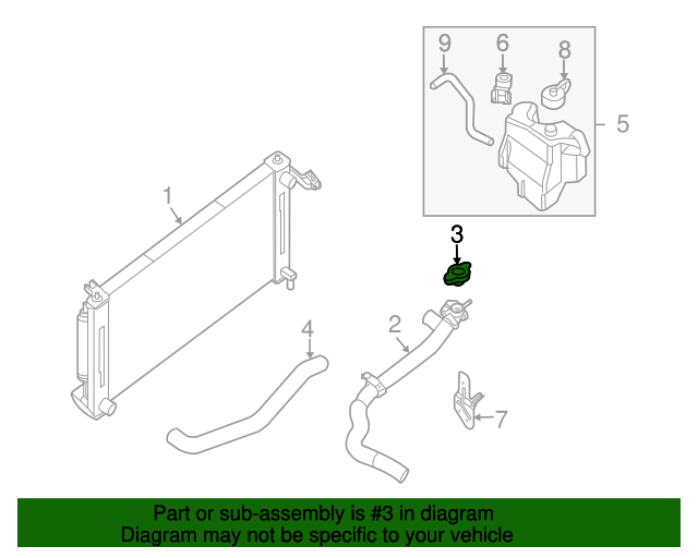 Cap Assembly-Radiator 21430-8993A | Ziegler Nissan of Orland Park