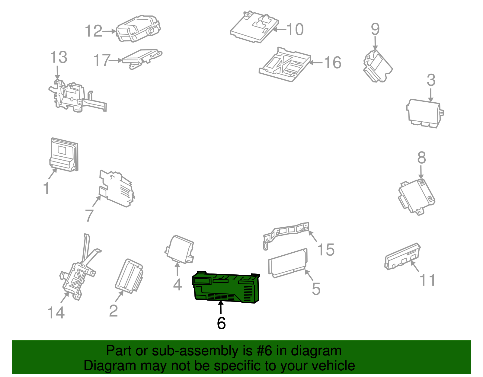 4H0-959-107-AA - Liftgate Control Module 2010-2016 Porsche Panamera ...