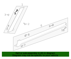2019-2025 GM Applique Retainer 11602960 GM | GMPartsDirect.com