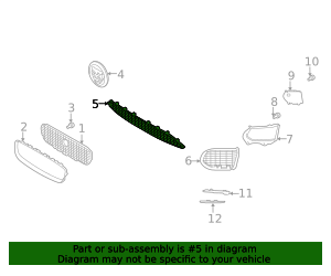 2021-2022 Jaguar E-Pace Lower Grille J9C27184 | OEM Parts Online