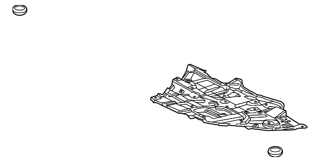 2020-2022 Lexus Under Cover 51443-48101 | OEM Parts Online