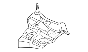 2008-2017 Audi Floor Pan Heat Shield 8K0-804-172 | Audi USA Parts