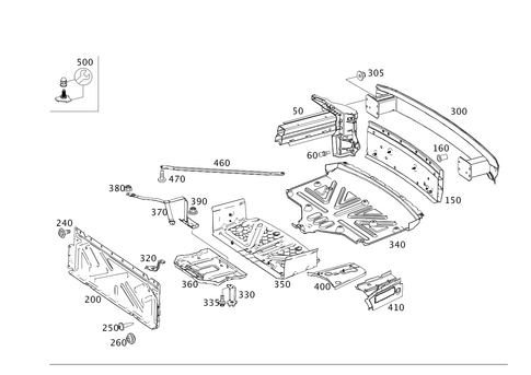 Rear End Floor for 2015 Mercedes-Benz SL 550 | Mercedes-Benz USA Parts