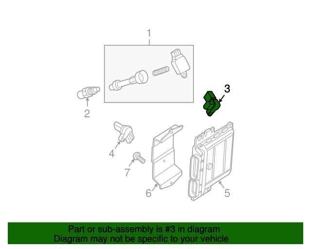 23731-4M50D - Engine Camshaft Position Sensor 2000-2017 Nissan | Nissan ...