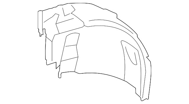 9076845605 - Rear Fender Liner 2019-2024 Mercedes-Benz | Mercedes-Benz ...