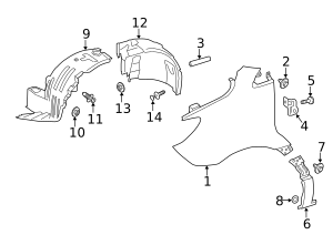 9108802800 - Fender Extension Panel 2019-2024 Mercedes-Benz | Mercedes ...