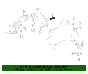 9109850900 - Edge Guard 2019-2024 Mercedes-Benz | Mercedes-Benz USA Parts