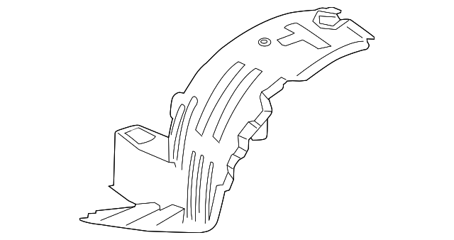 907-684-27-02 - Ft Fender Liner 2019-2024 Mercedes-Benz | Mercedes-Benz ...