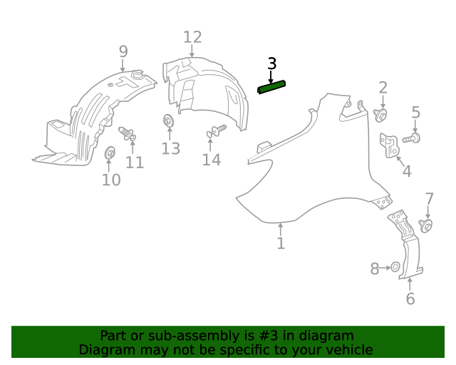 9109850900 - Edge Guard 2019-2024 Mercedes-Benz | Mercedes-Benz USA Parts