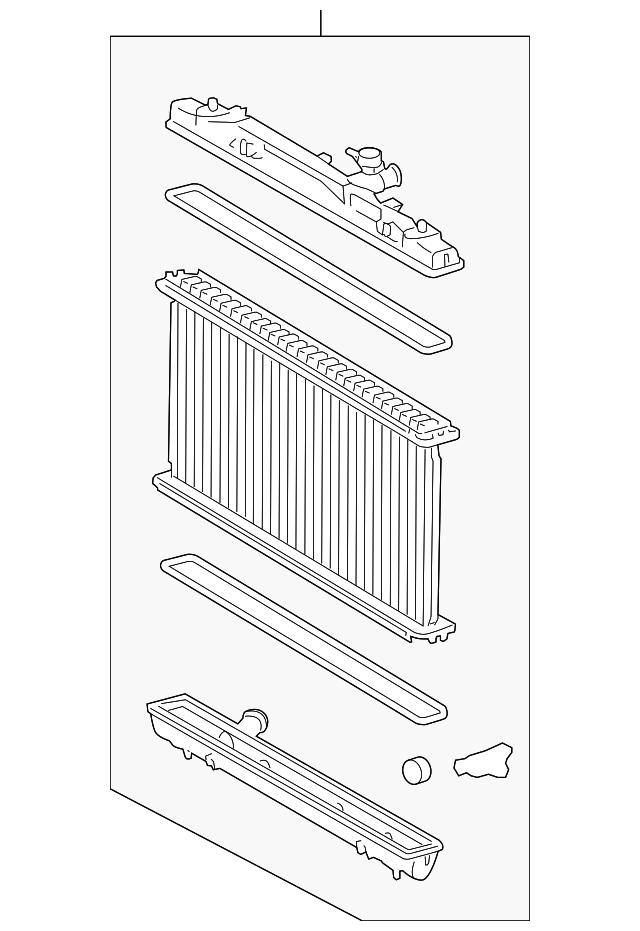 2013-2018 Lexus ES350 Radiator Assembly 16400-31850 | OEM Parts Online