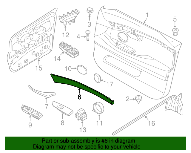 51-41-9-156-249 - Trim Molding - 2010-2016 BMW | BMWPartsHub