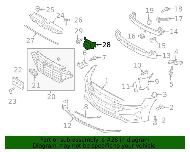 2019-2020 Hyundai Elantra Distance Sensor 99110-F2100 | OEPartsQuick