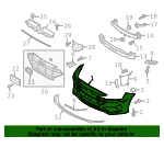 2019-2020 Hyundai Elantra Bumper Cover 86511-F3500 | OEM Hyundai Parts