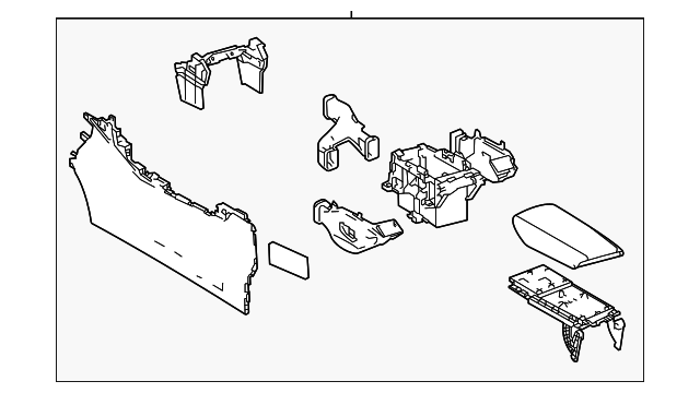 2021-2024 Toyota Venza Console Base 58810-48620-C0 | Toyota Parts Center