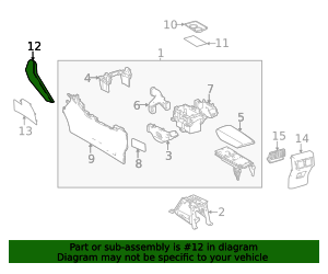 2021-2023 Toyota Venza Console Trim Panel 58833-48310-E0 | Ourisman ...