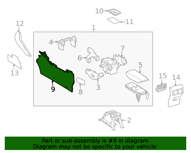 2021-2024 Toyota Venza Side Panel 58911-48090-C0 | Toyota Parts Center