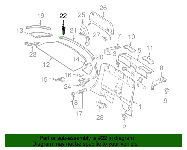 000-998-04-41 - Buffer 2005-2011 Mercedes-Benz | Mercedes-Benz USA Parts