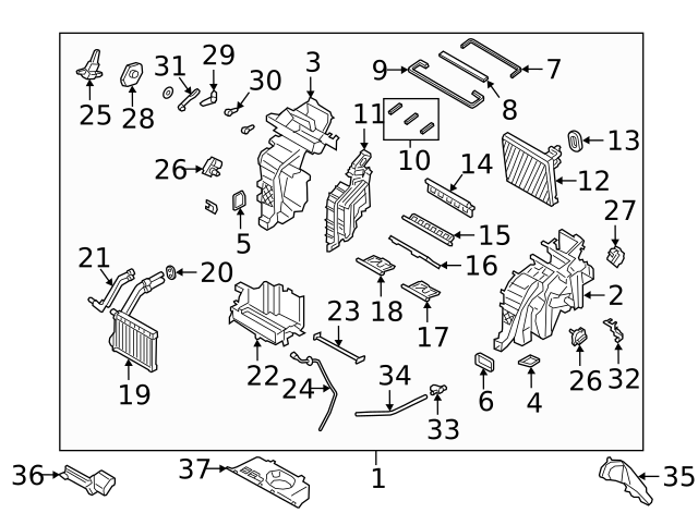 Genuine Actuator for 2019-2020 Hyundai Santa Fe | Part# 97161-D7000 ...