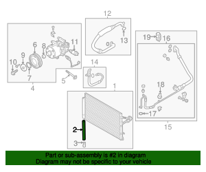 2010-2022 Hyundai Drier Dessicant Bag 97853-2F000 | OEM Parts Online