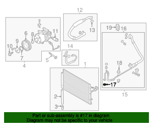 Genuine A/C Refrigerant Line O-Ring for 2010-2024 Hyundai | Part# 97690 ...