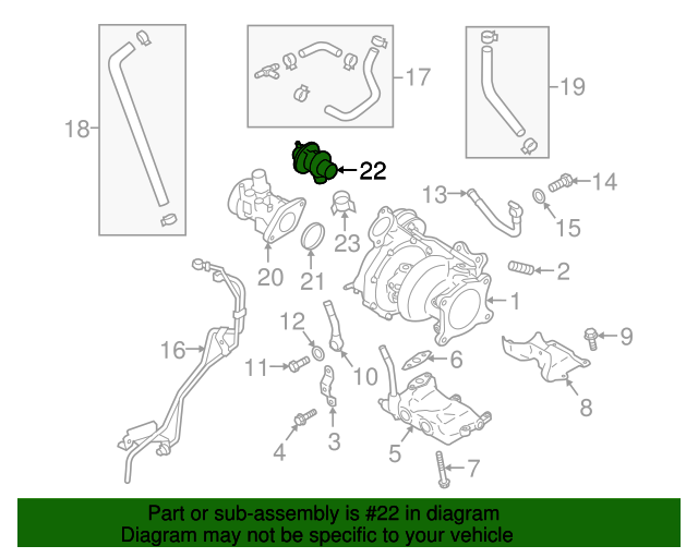 14471AA250 - By-Pass Valve - 2014-2018 Subaru Forester | Subaru Parts ...
