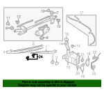 2009-2010 Subaru Forester Washer Nozzle 86636SC100 | Subaru Parts Store