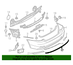 51127432640 - 2018-2020 BMW Molding Strip (51-12-7-432-640) | BMW of ...