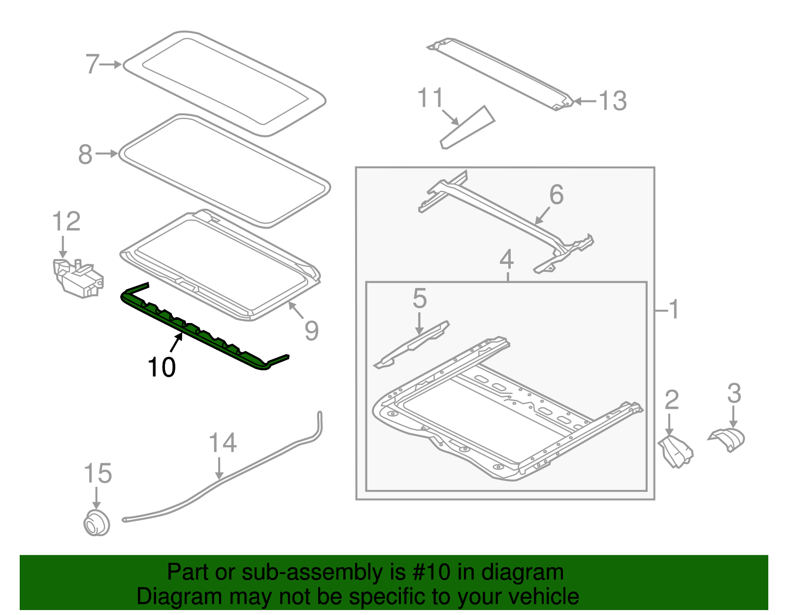 91280-3JA0A - Deflector 2013-2018 Nissan Pathfinder | Nissan Parts ...