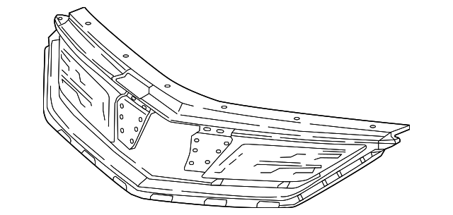 2017-2019 Chevrolet Volt Front Upper Grille 84036277 GM | GMPartsDirect.com