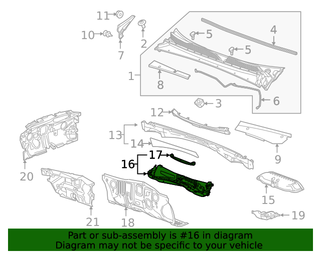 84841189 - Plenum Lower Panel 2021-2023 Buick Envision | Gateway Buick ...