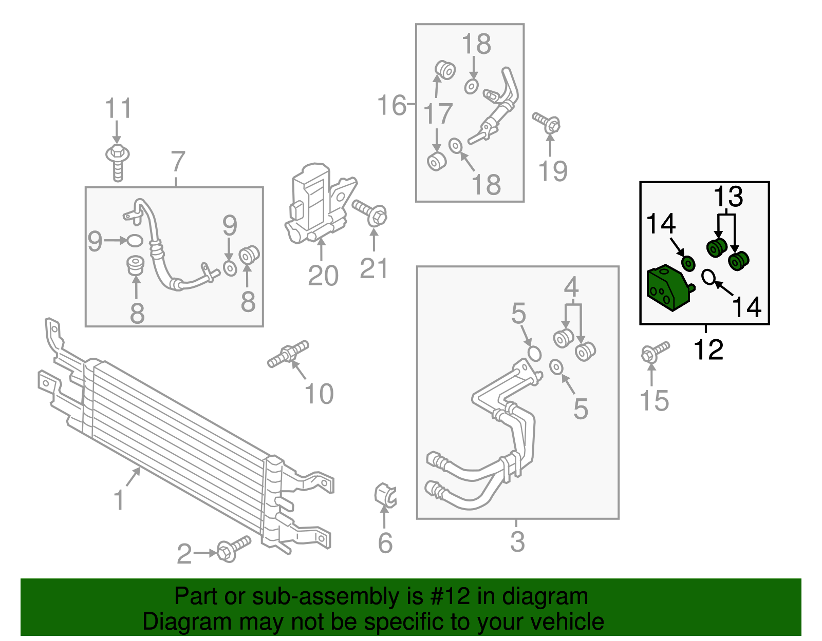 DM5Z-7H322-A - Automatic Transmission Oil Cooler Control Valve 2013 ...