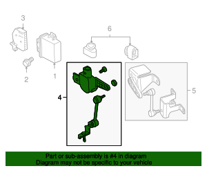 2008-2015 Audi Front Sensor 8J0-941-273-G | Audi OEM Parts Online