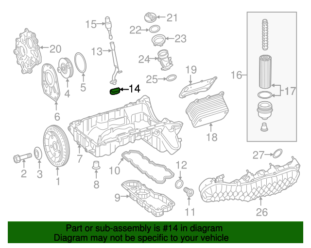 022-997-75-45 - Engine Oil Dipstick Tube Seal 2011-2024 Mercedes-Benz ...