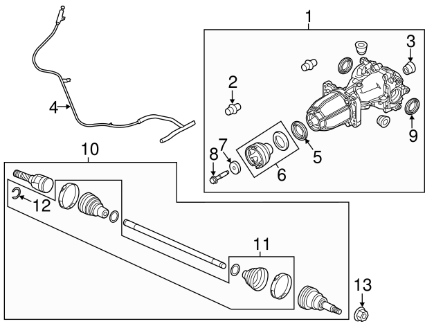 Ford CV6Z-3A331-D - Boot Kit - 2013-2019 Ford | OEM Ford Part