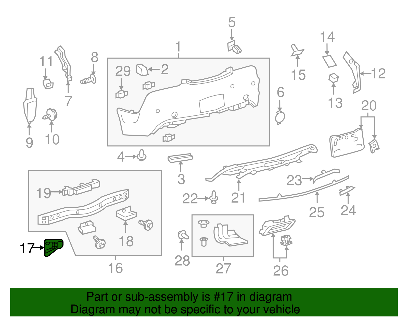 52188-11010 - 2018-2024 Lexus - Outer Reinforced | My L Parts