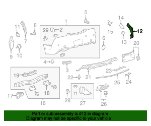 2018-2023 Lexus Bumper Side 52166-11901 | OEM Parts Online