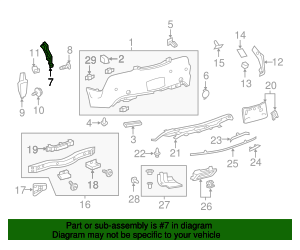 52158-11010 - 2018-2024 Lexus - Upper Support | My L Parts
