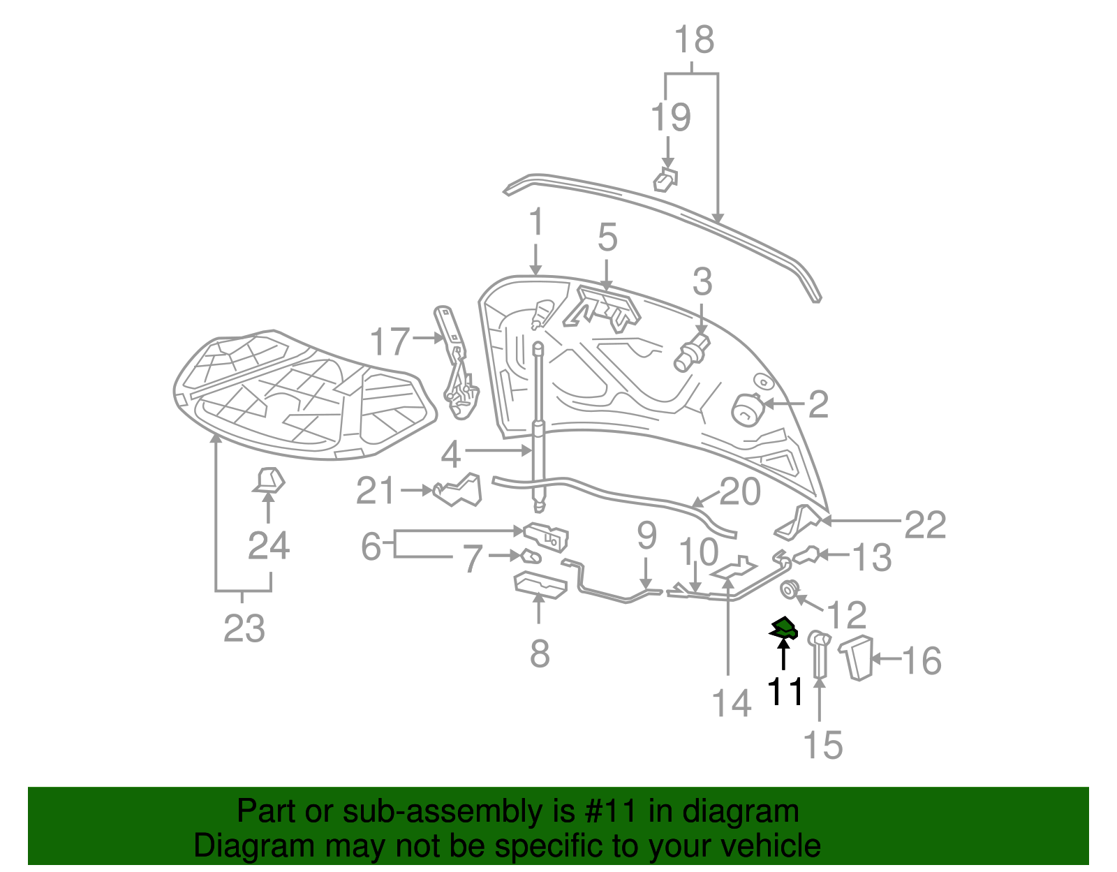 2006-2017 Volkswagen Release Cable Clip 1T0-823-567 | Wolfsburg Parts ...