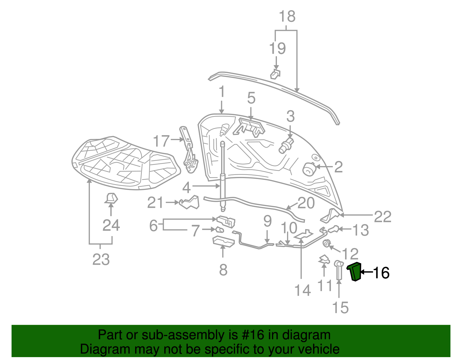 2005-2018 Volkswagen Bracket 1K1-823-633-B | OEM Parts Online