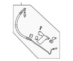 2020-2022 Nissan Frontier Power Steering Pressure Hose 49720-9BT2A ...