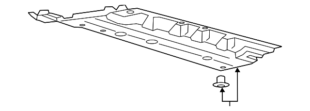 2017-2020 Lincoln Continental Under Cover - Driver's Side (LH) GD9Z ...